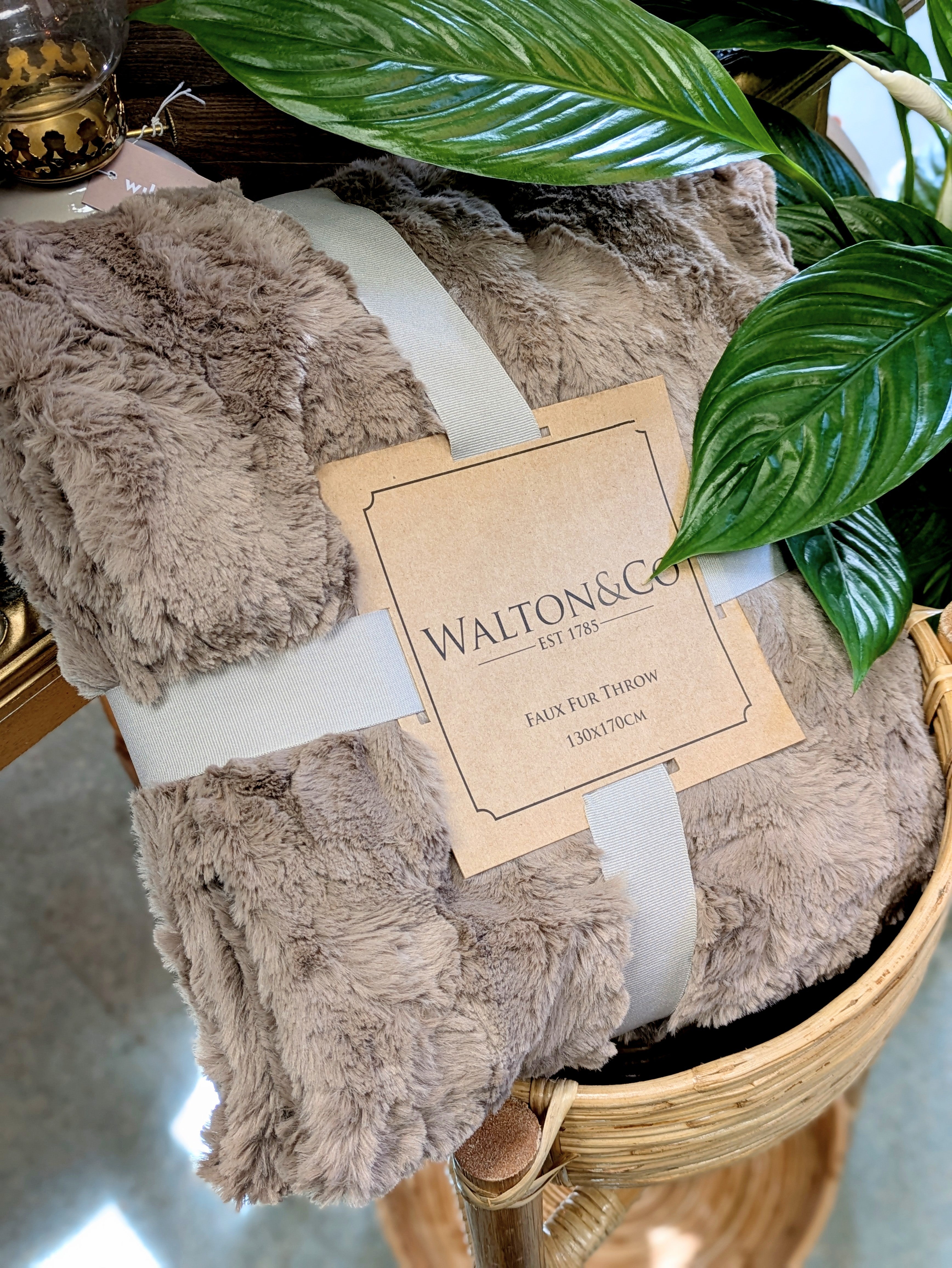 Fur Throw – George Preston Florist